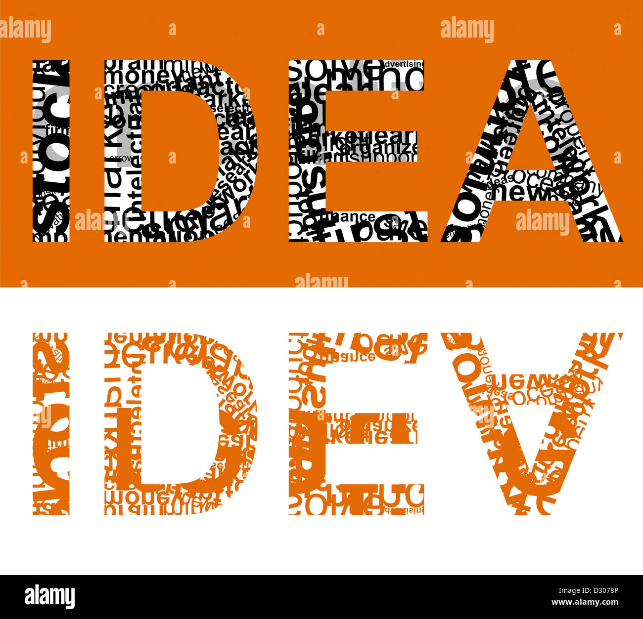 Typographic innovation hi-res stock photography and images - Alamy