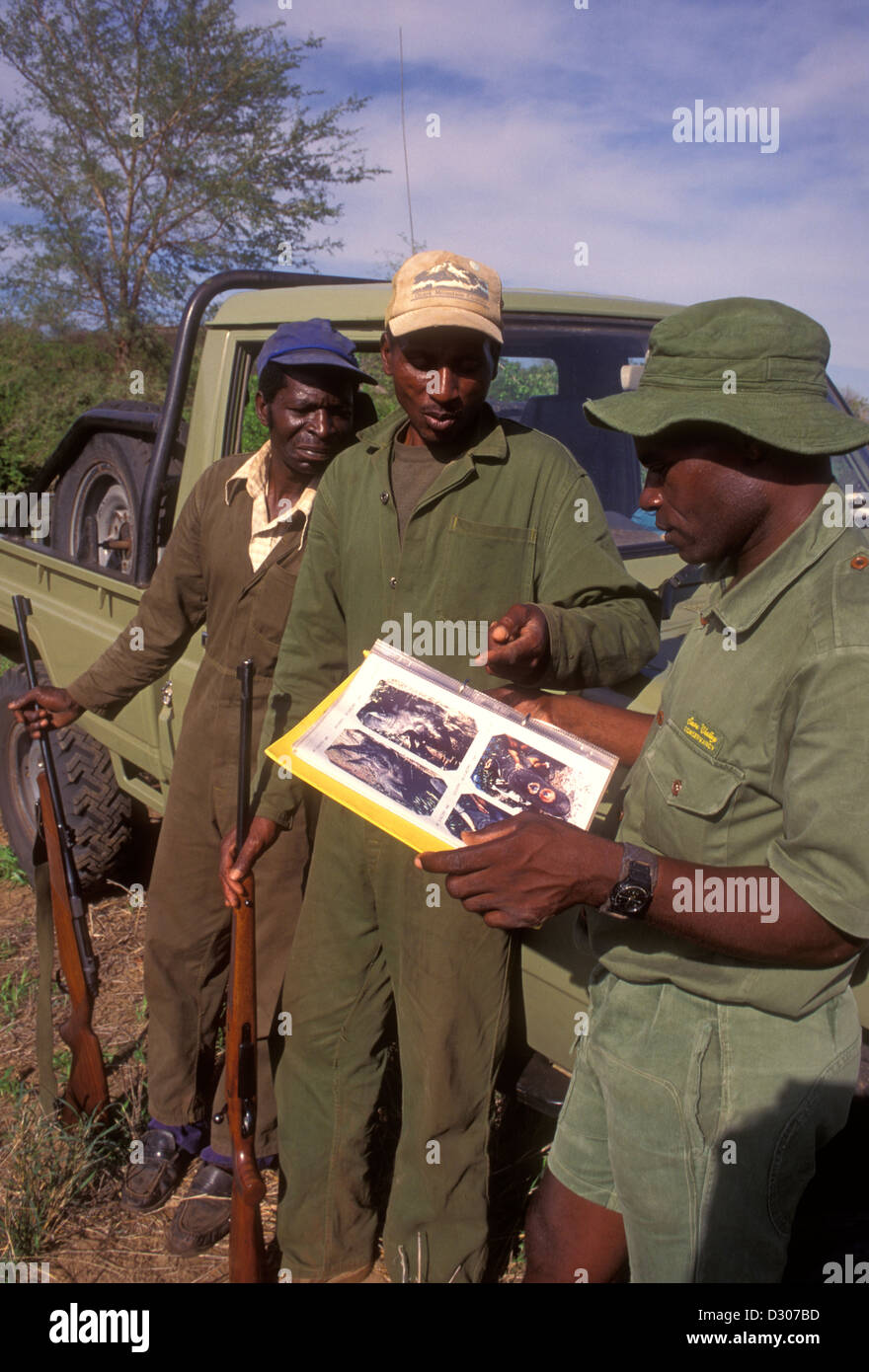 Kenneth Manyangadze, chief scout, record book of poachers poaching ...