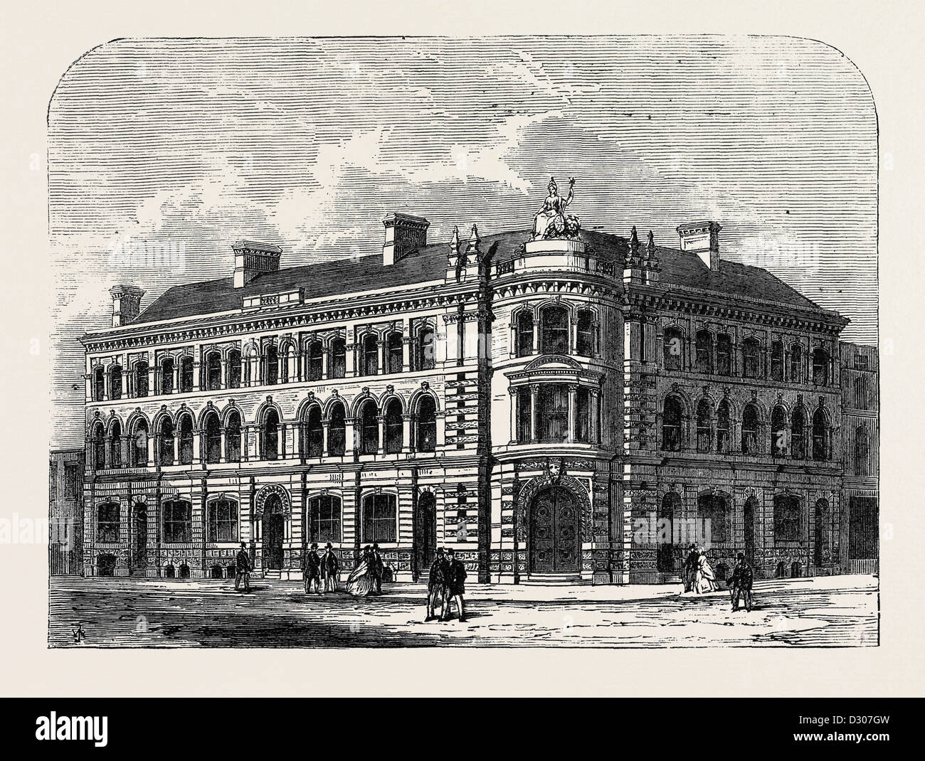 NEW EXCHANGE BUILDINGS HULL UK 1866 Stock Photo - Alamy