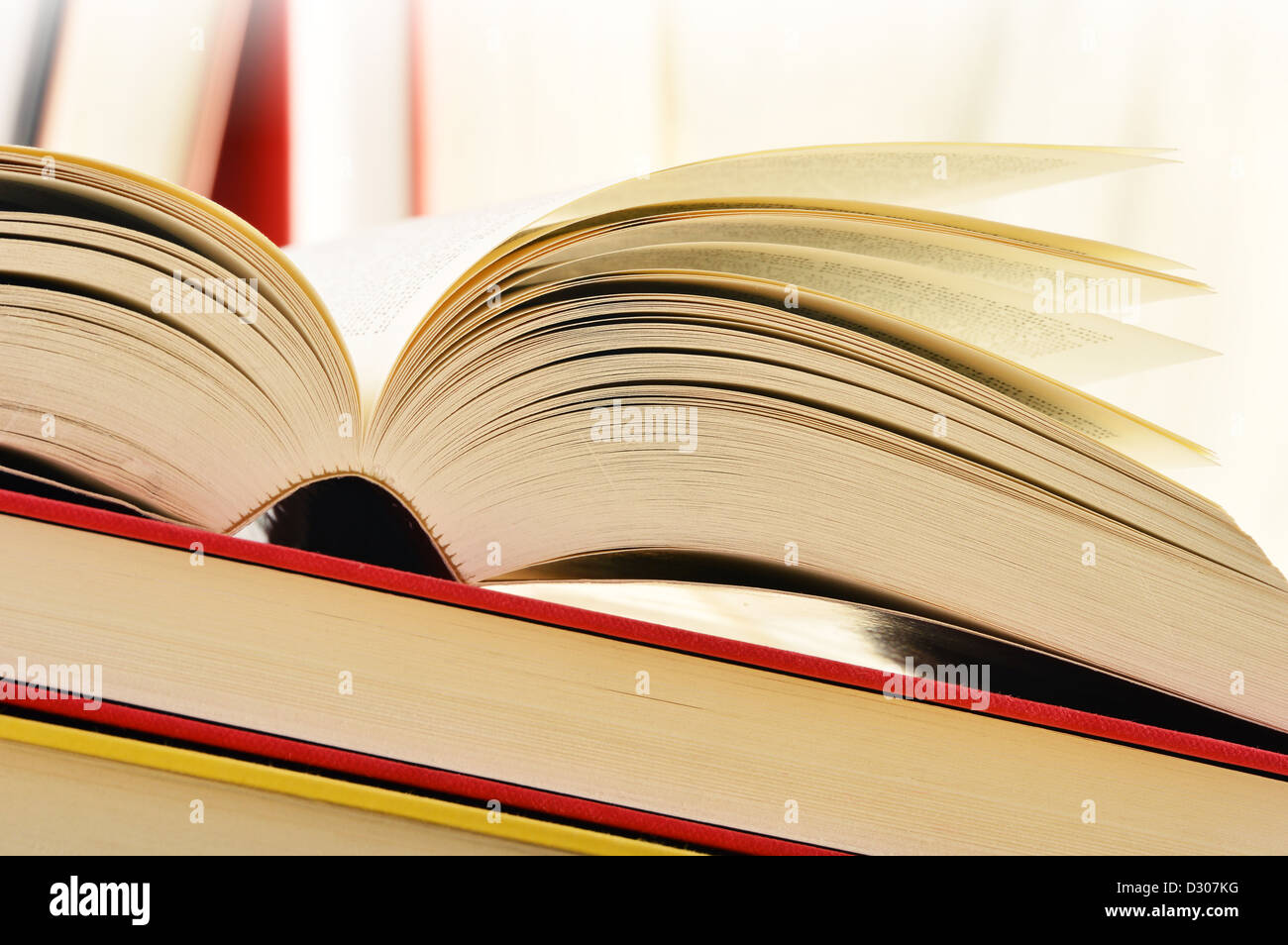 Composition with books Stock Photo - Alamy
