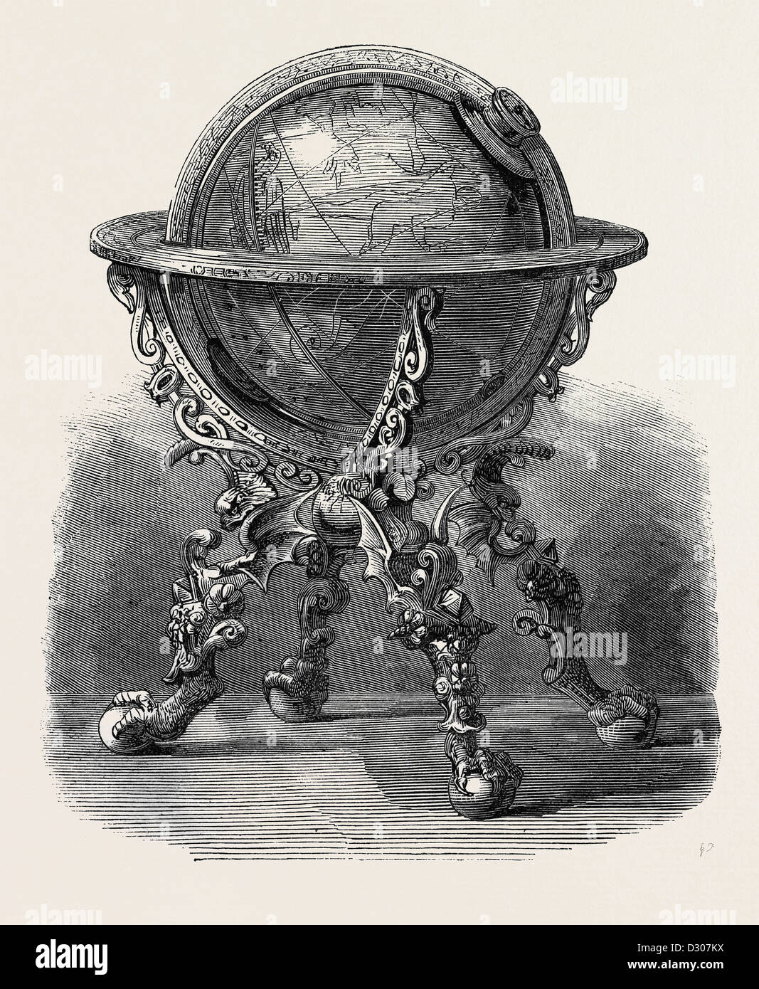 ASTRONOMICAL CLOCK MADE FOR THE EMPEROR RUDOLF II OF GERMANY Stock ...