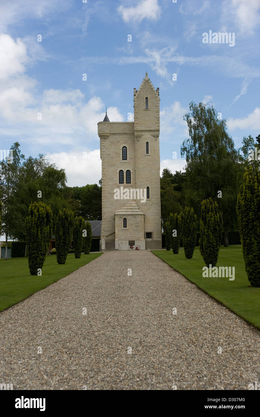 Ulster Tower on the Somme remembering the 36th Division losses from the ...