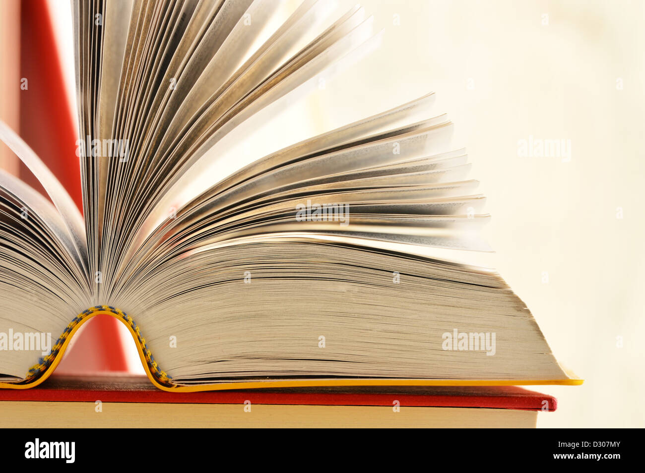 Composition with books Stock Photo - Alamy