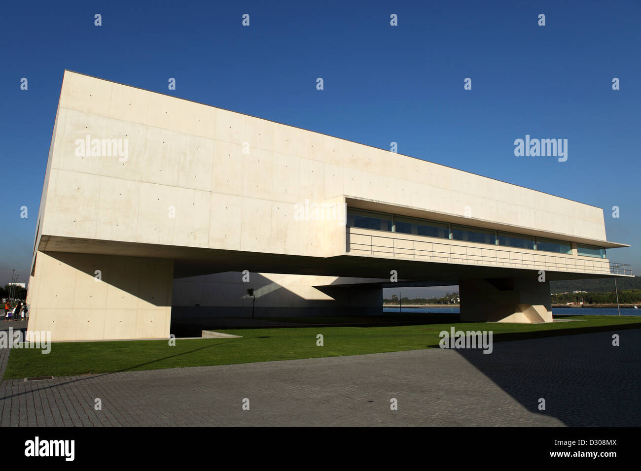 The modernist Municipal Library in Viana do Castelo, Portugal Stock ...