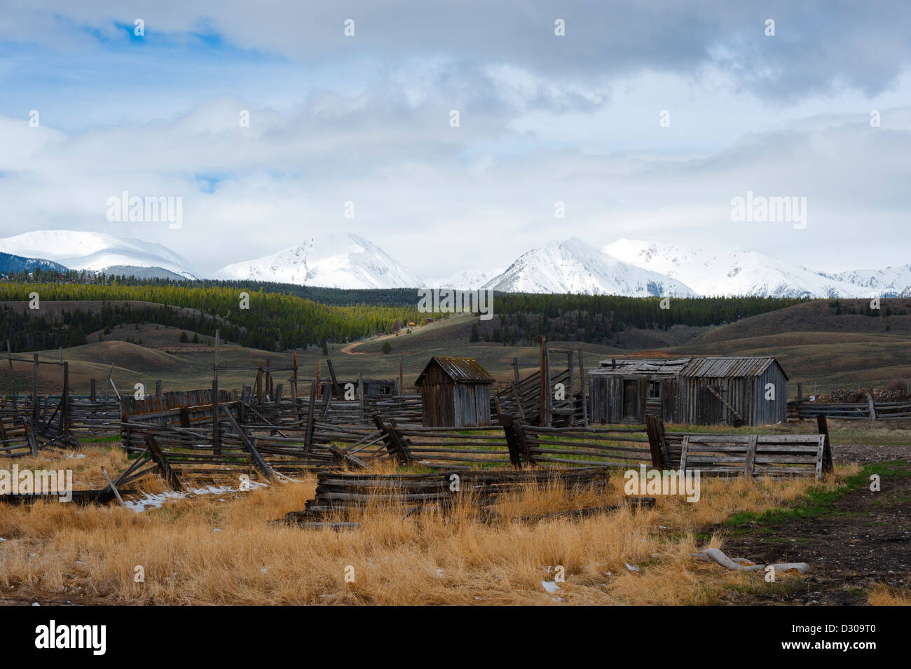 The Hayden Ranch south of Leadville, Colorado was established in 1859 ...
