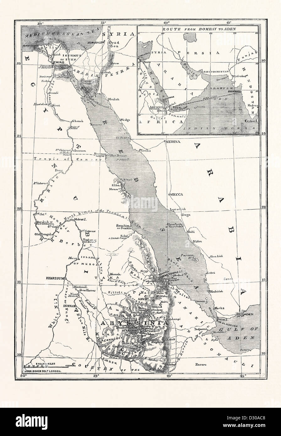 Abyssinia and the red sea hi-res stock photography and images - Alamy