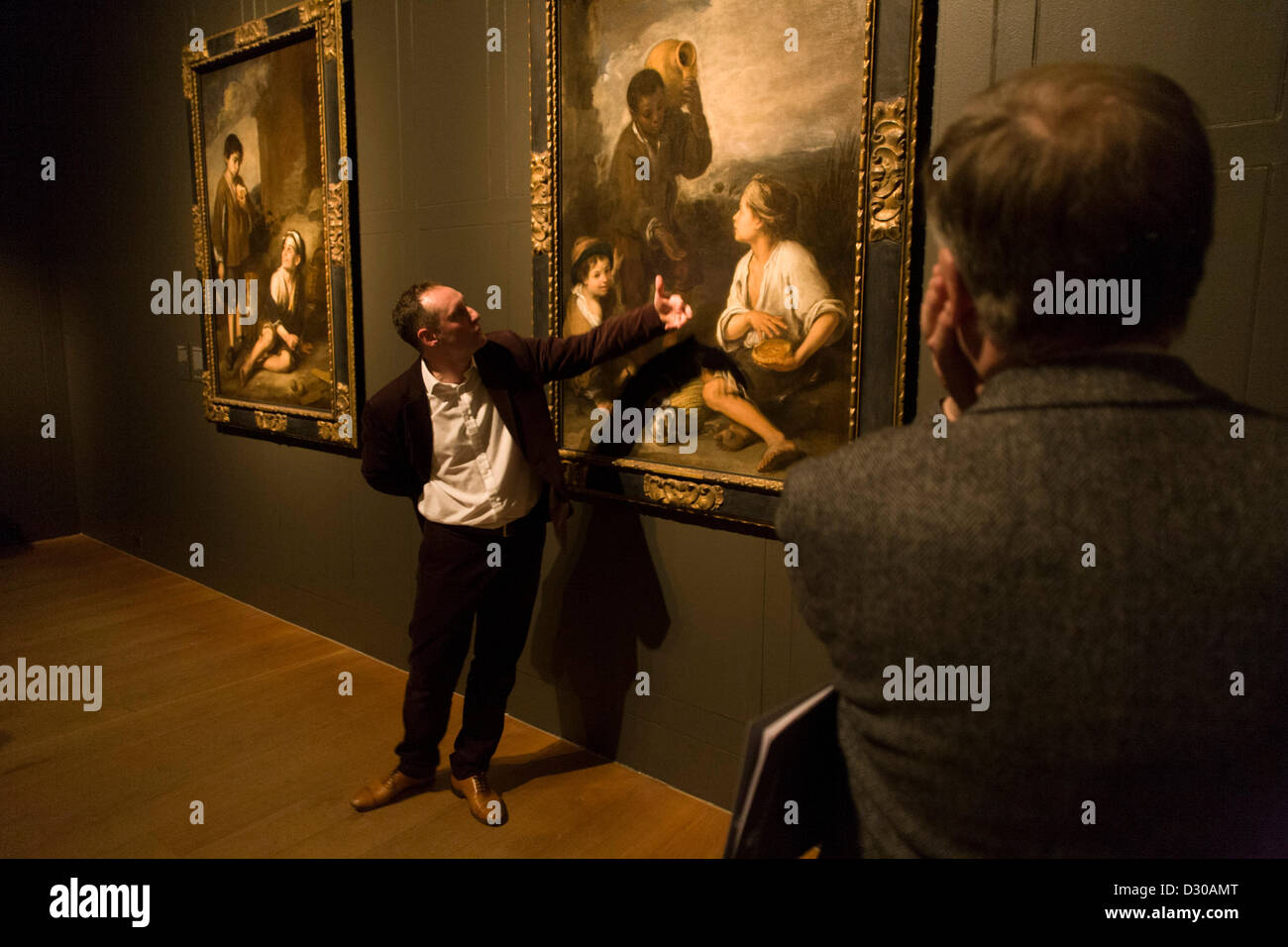 Dr. Xavier Bray, chief curator of the Dulwich Picture Gallery conducts ...