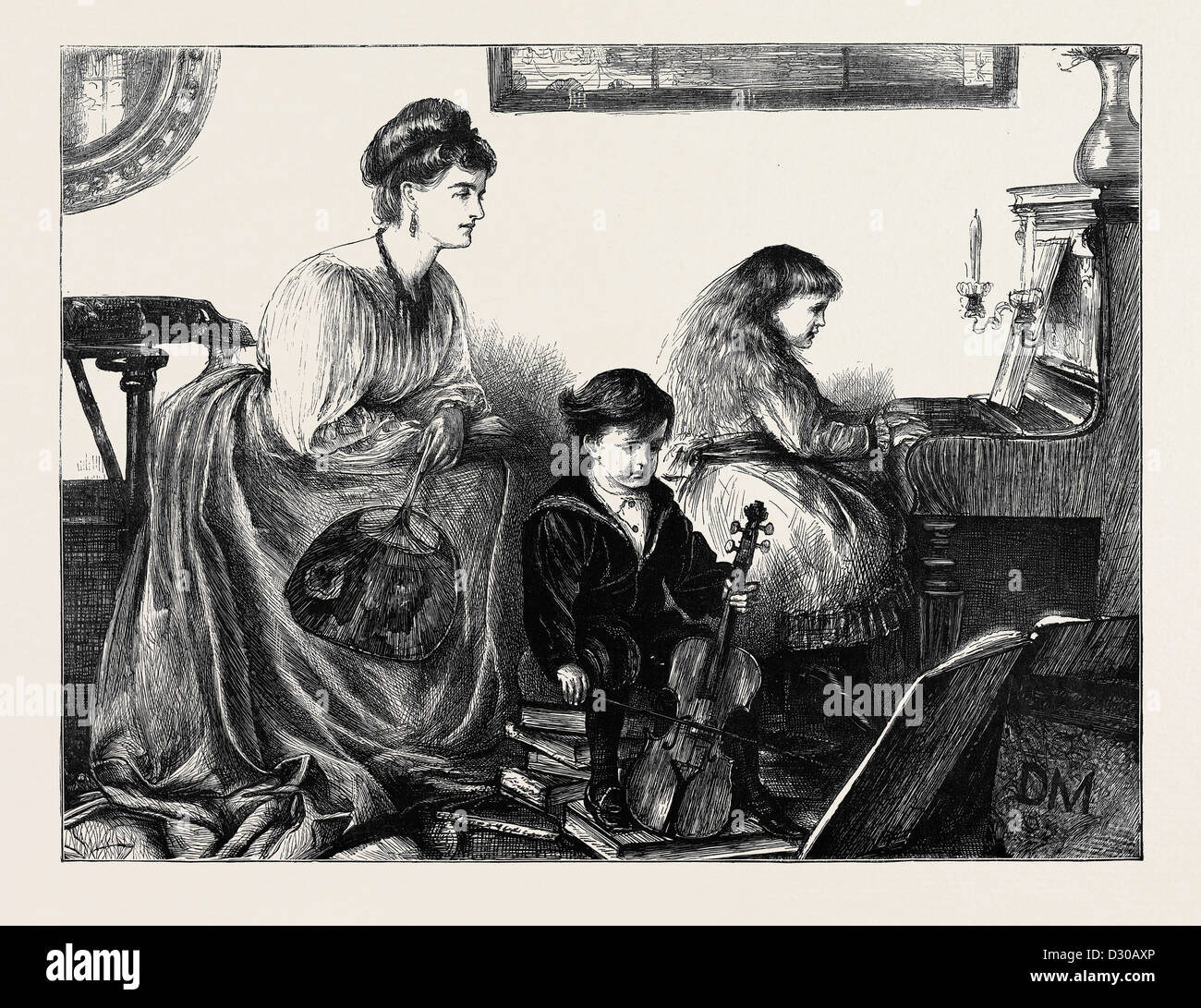 A MUSICAL REHEARSAL Stock Photo - Alamy