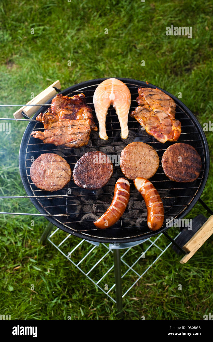 BBQ, Grilling time Stock Photo - Alamy