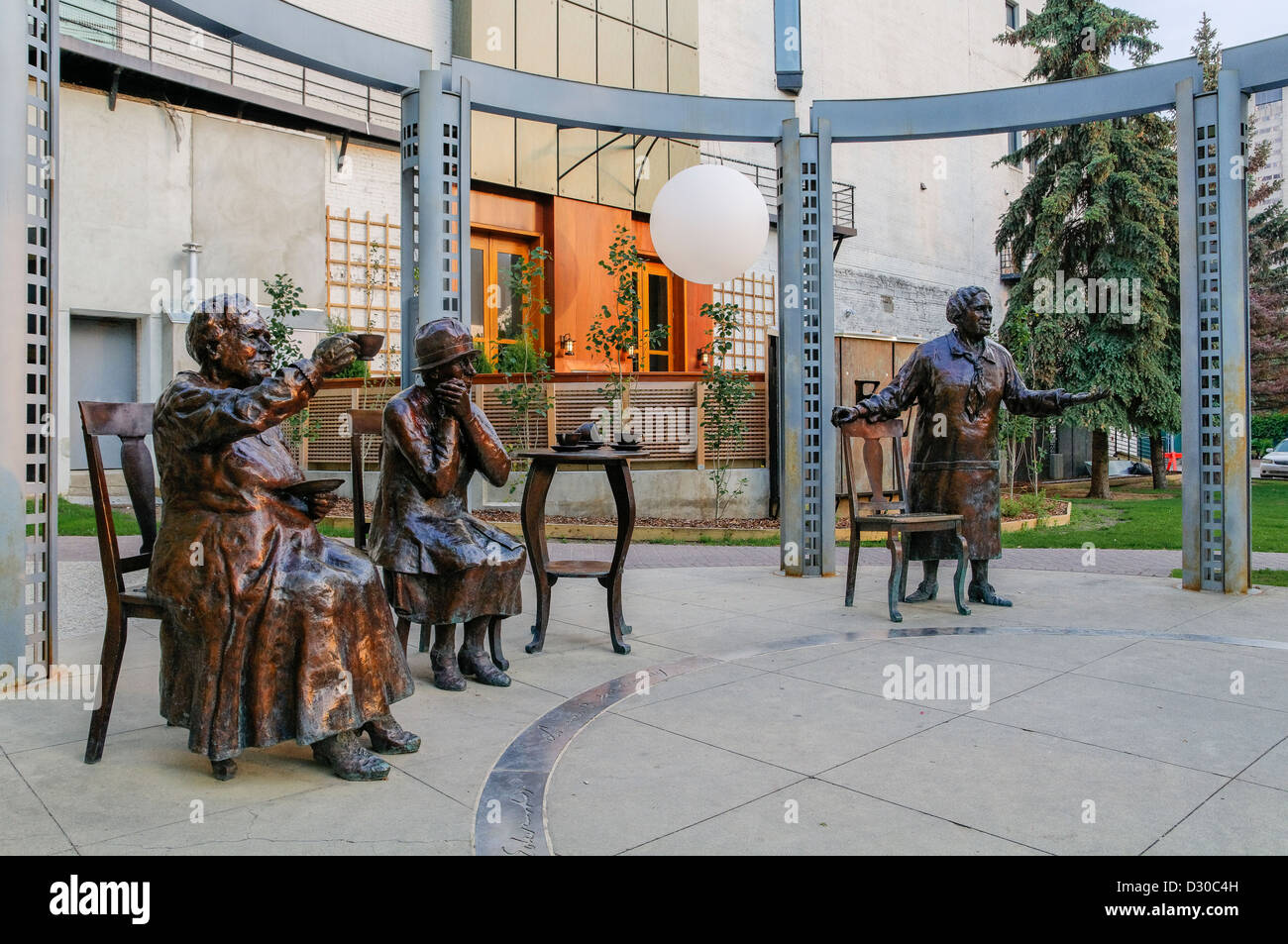 The Famous Five statue aka the "Women are Persons" monument sculpted by ...