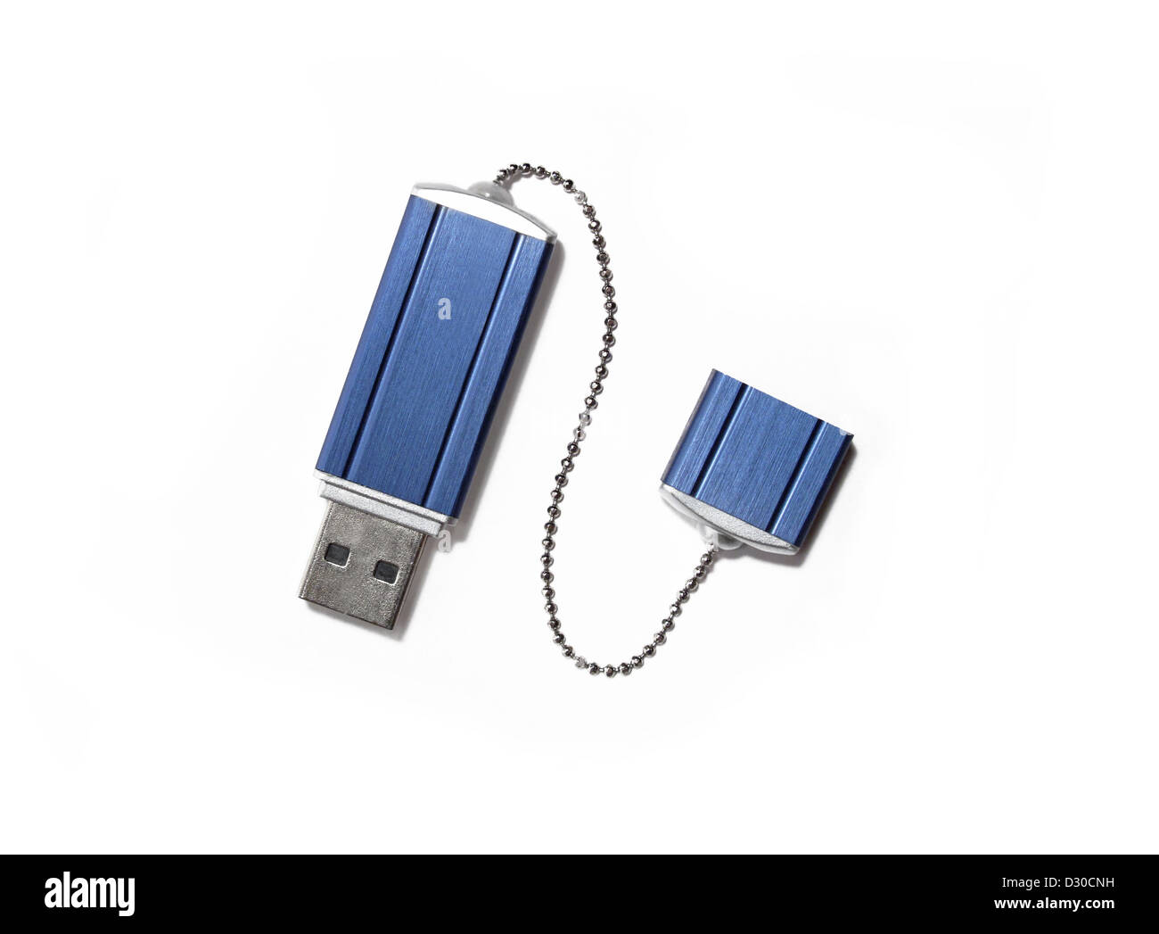 Flash drive isolated on white background Stock Photo - Alamy