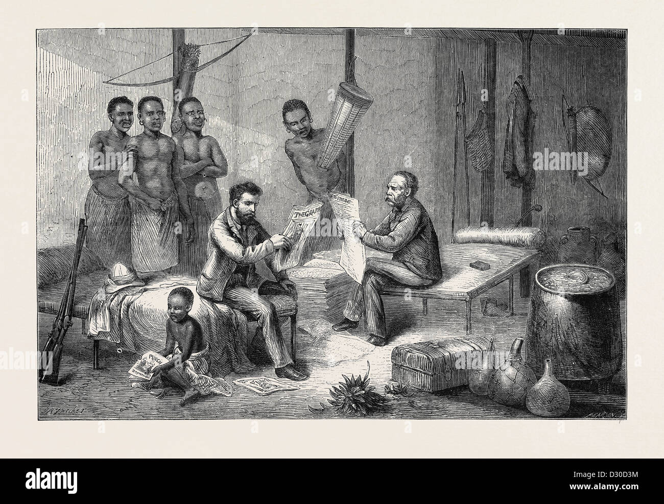 DR. LIVINGSTONE AND MR. STANLEY: RECEIVING NEWSPAPERS IN CENTRAL AFRICA ...