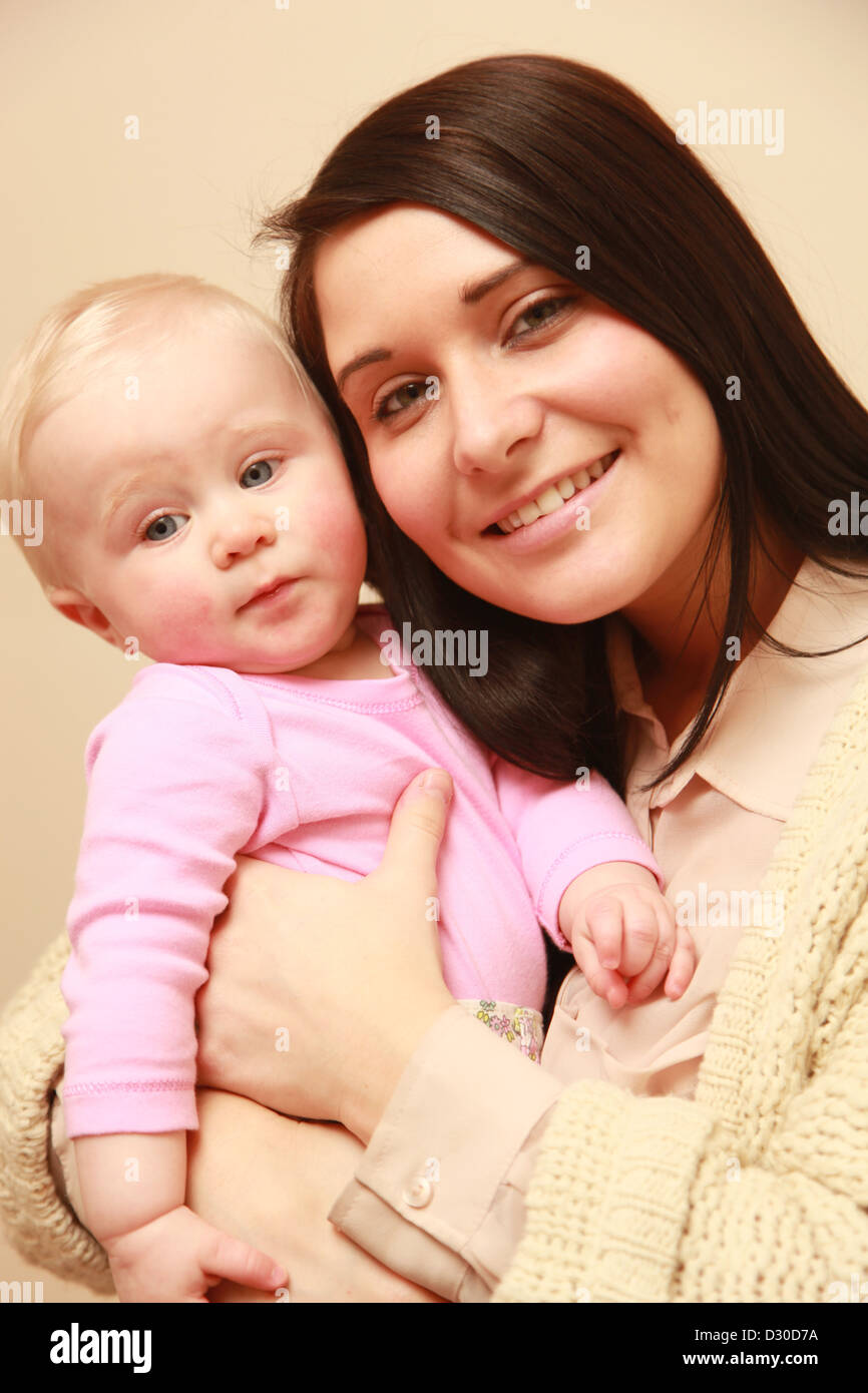 Mother and daughter Stock Photo - Alamy