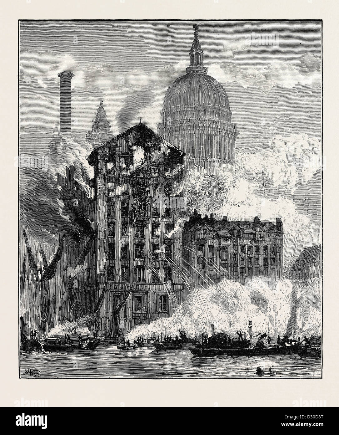 Thames fire hi-res stock photography and images - Alamy