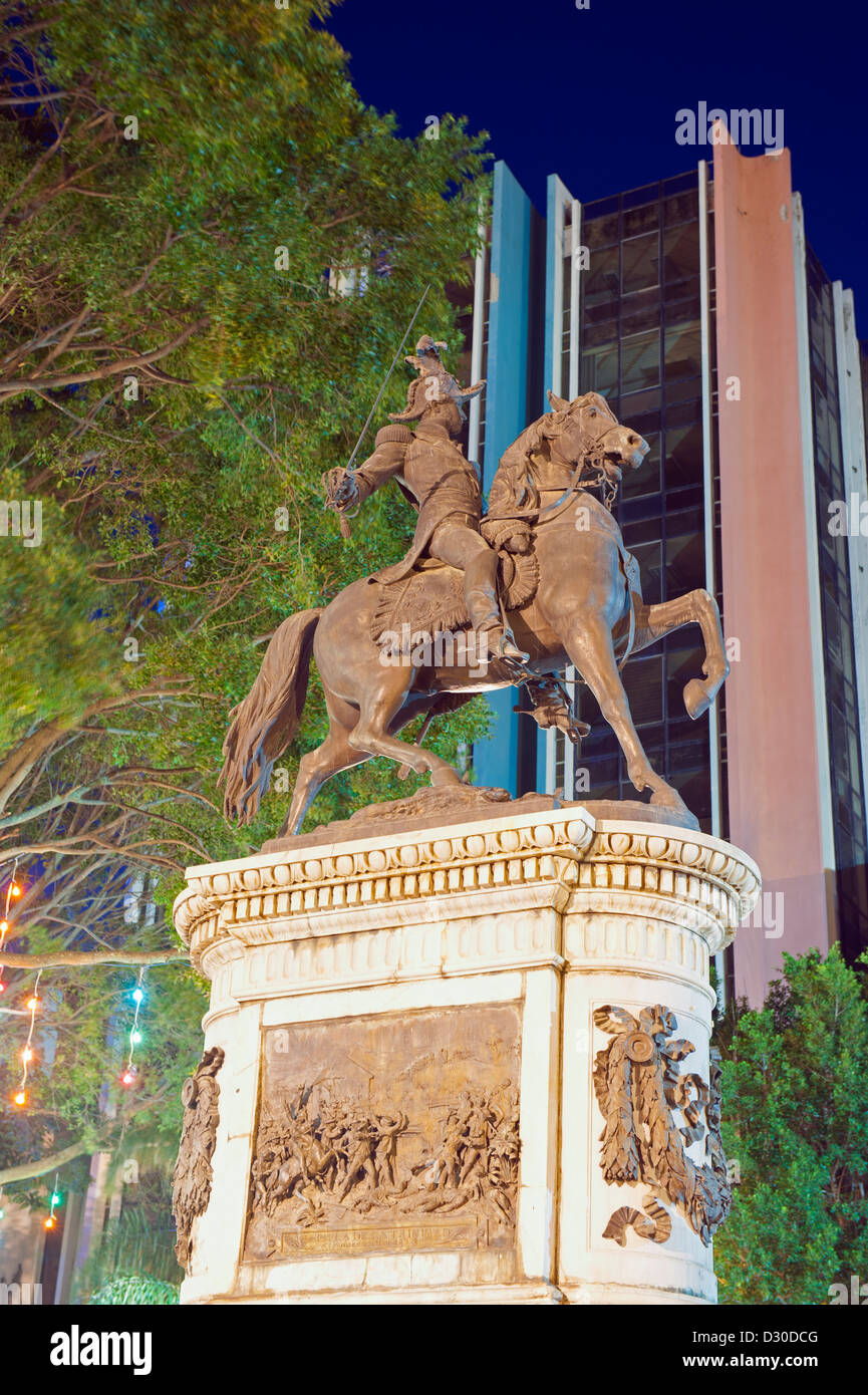 equestrian statue, Franscisco Morazan, Tegucigalpa (capital city ...