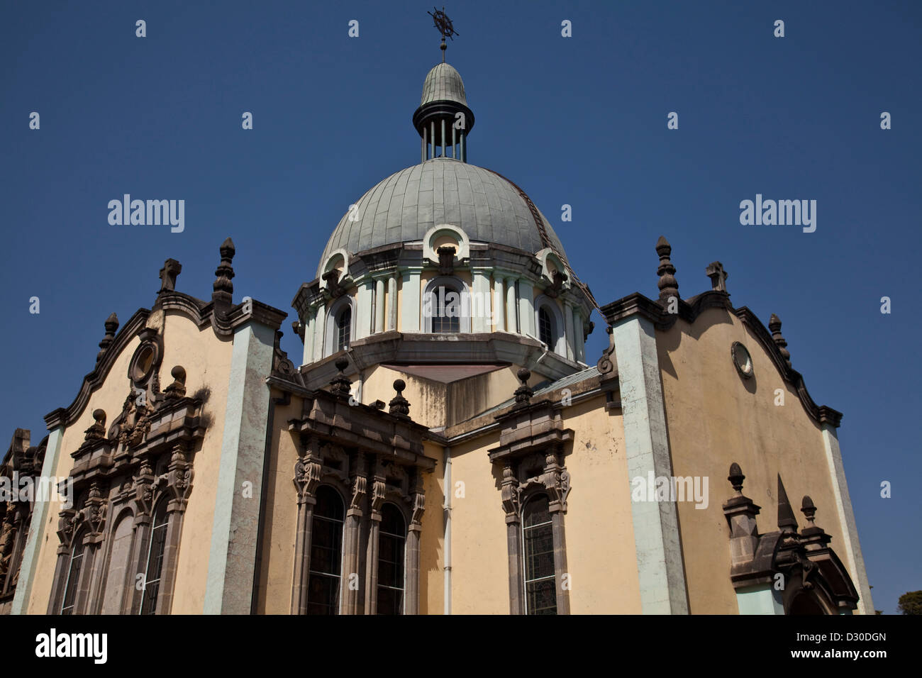 Holy Trinity Cathedral (Kiddist Selassie), Addis Ababa, Ethiopia Stock ...