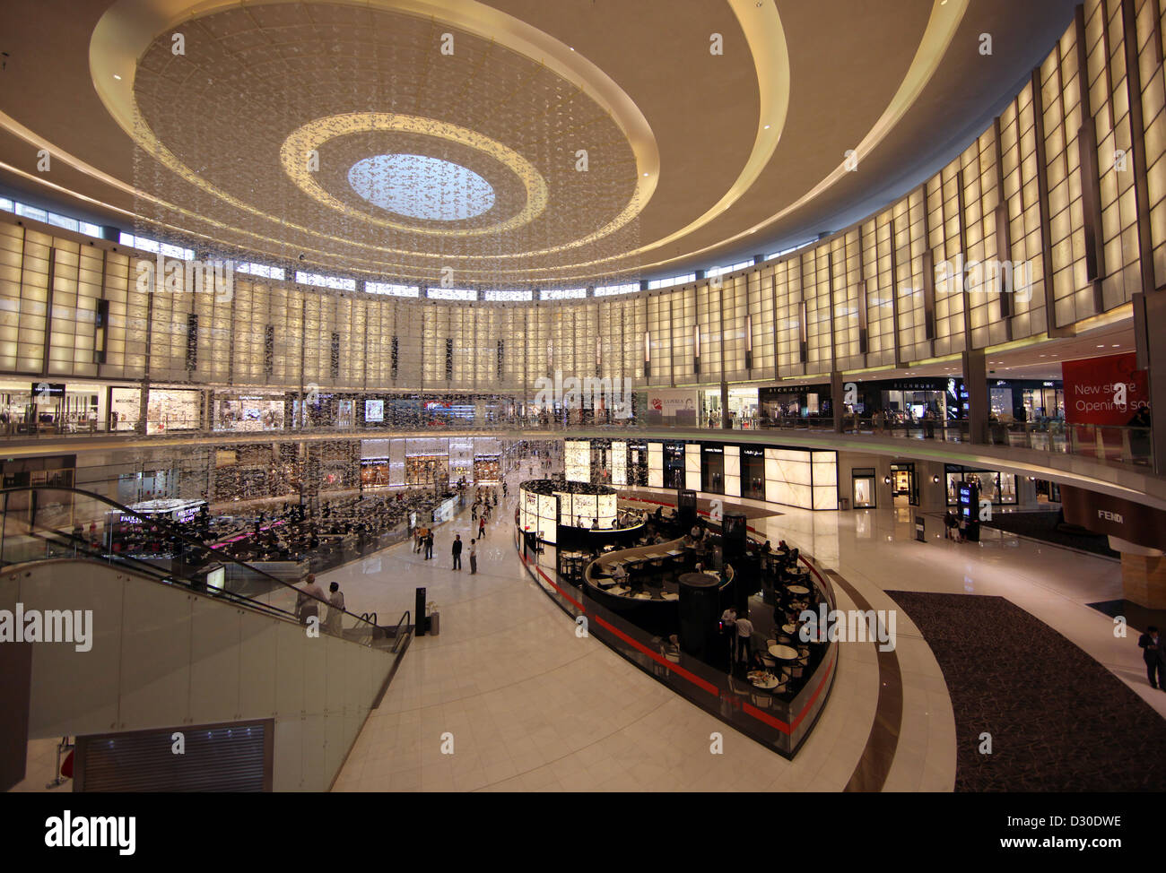 Dubai, United Arab Emirates, Dubai Mall of the Interior Stock Photo - Alamy