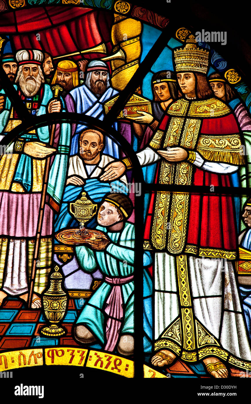 Stained Glass Windows, Holy Trinity Cathedral (Kiddist Selassie), Addis ...