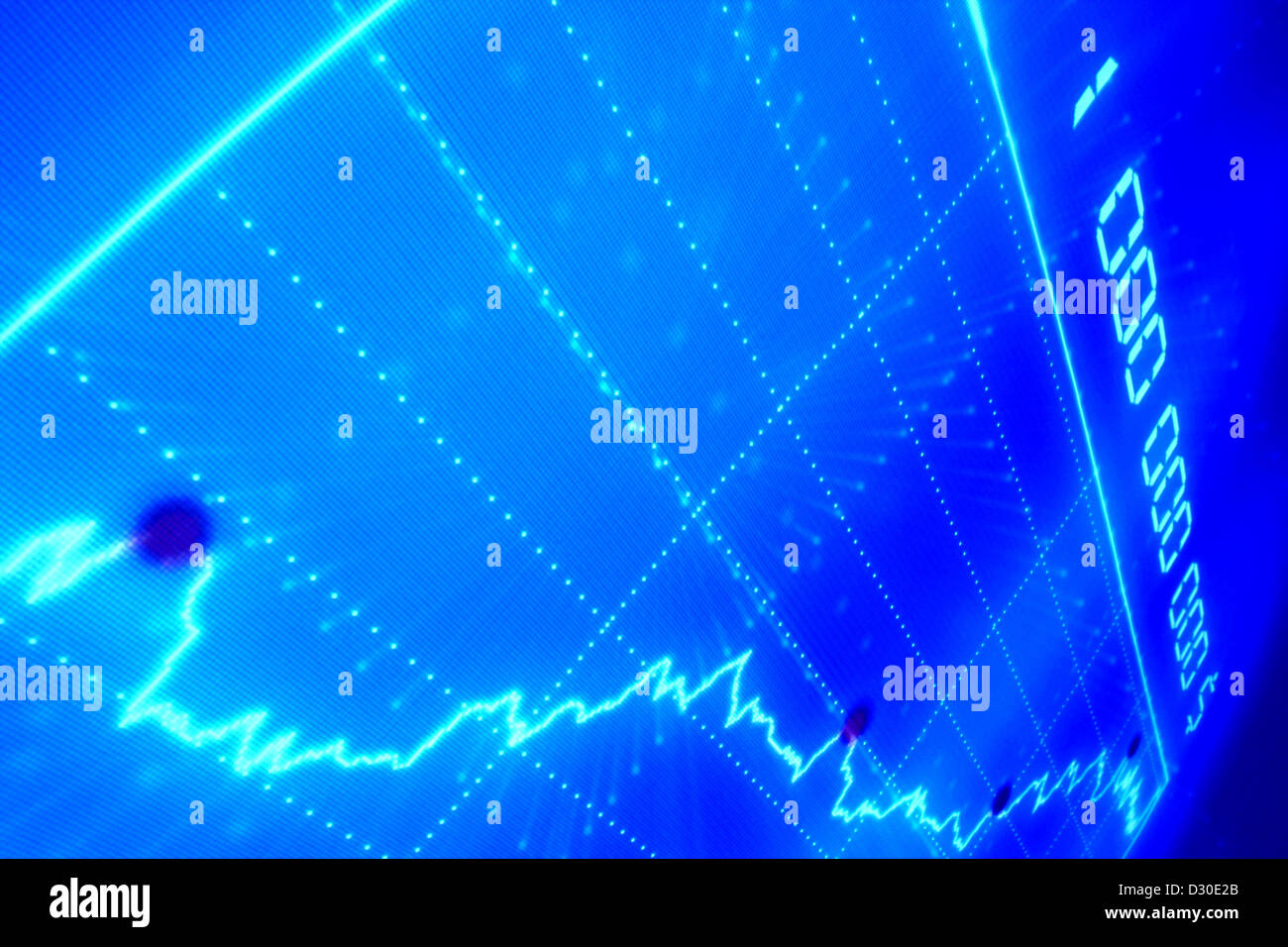 blue business graph abstract background Stock Photo - Alamy