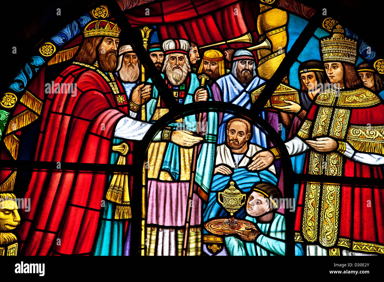 Stained Glass Windows, Holy Trinity Cathedral (Kiddist Selassie), Addis ...