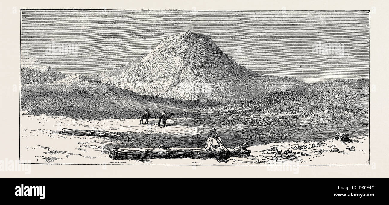 EGYPTIAN ANTIQUITIES: THE REPUTED RUINED PYRAMID OF LEPSIUS Stock Photo ...