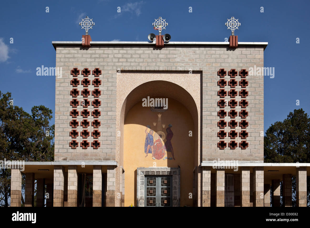 Kidus Istifanos (St. Stephen's Church), Addis Ababa Stock Photo - Alamy