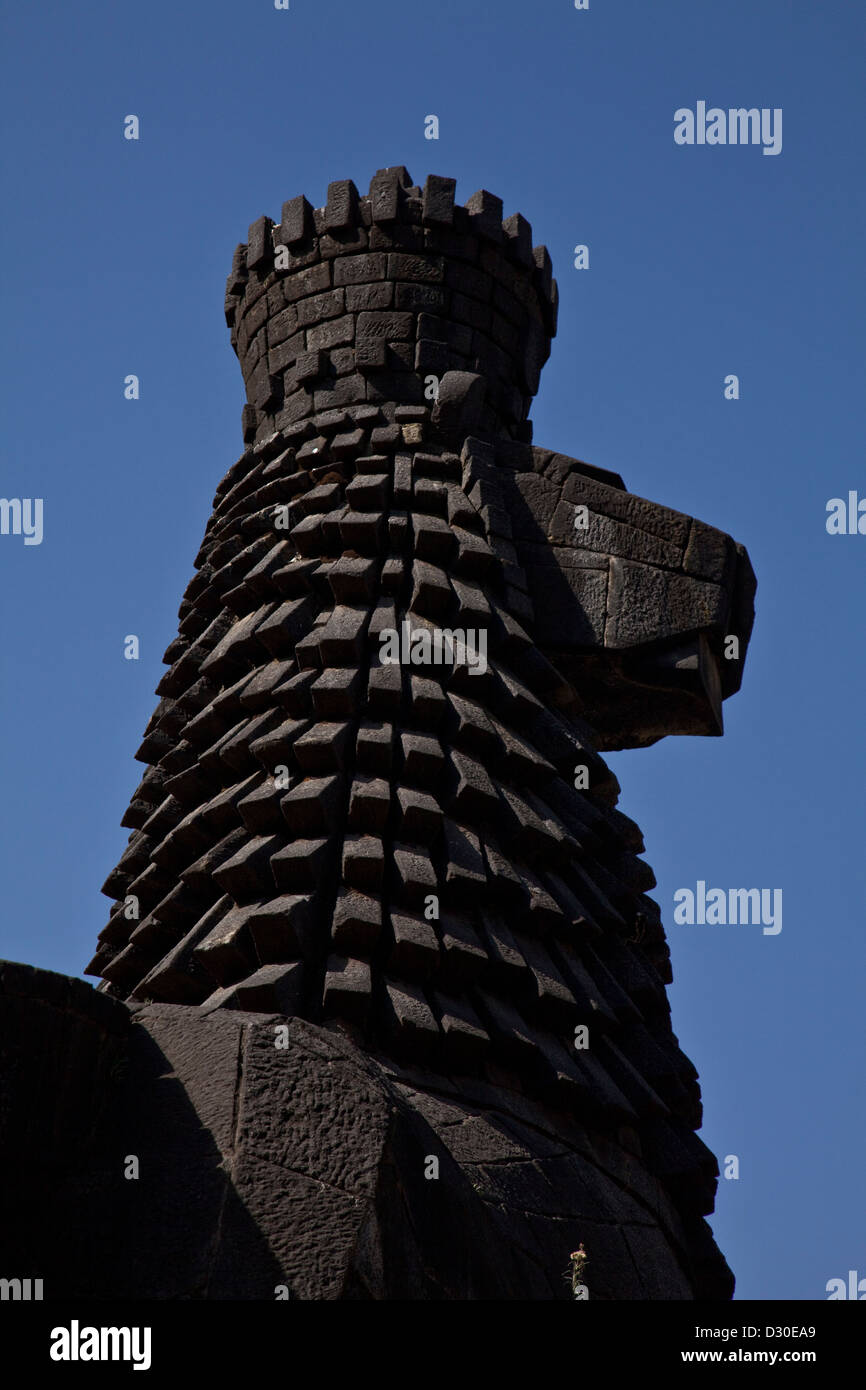 Lion Statue, Churchill Avenue, Addis Ababa, Ethiopia Stock Photo - Alamy