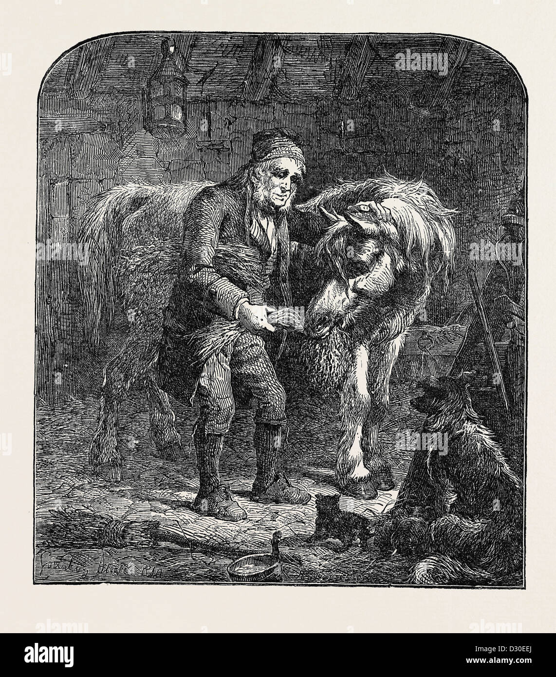 THE EDINA BURNS: AULD MAGGIE 1867 Stock Photo - Alamy