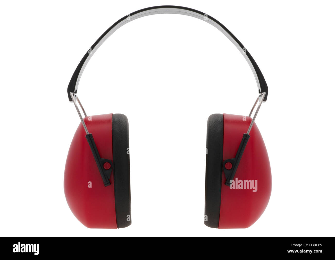 Hearing ear defenders on white background Stock Photo - Alamy
