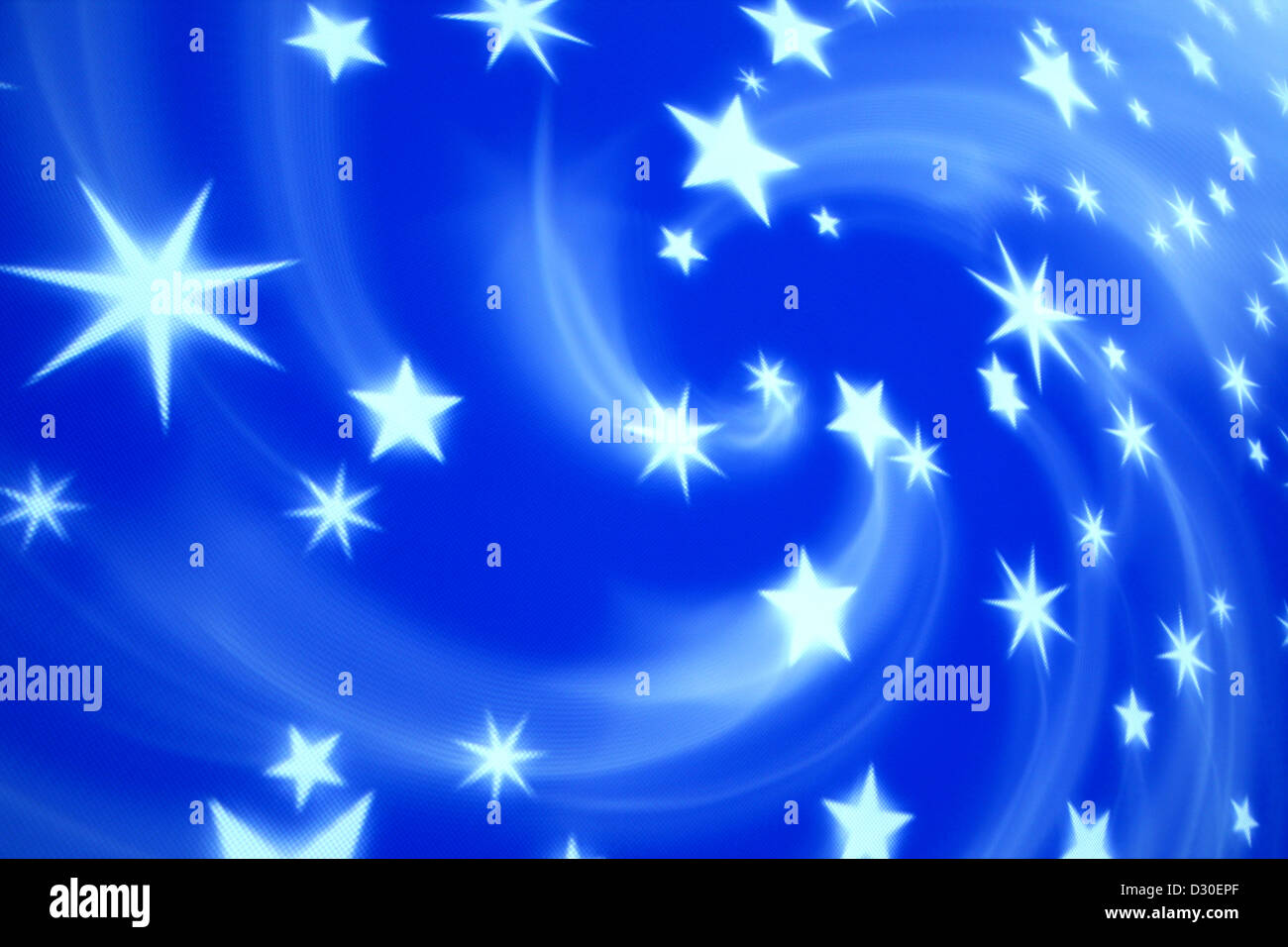 blue tech stars abstract background Stock Photo - Alamy