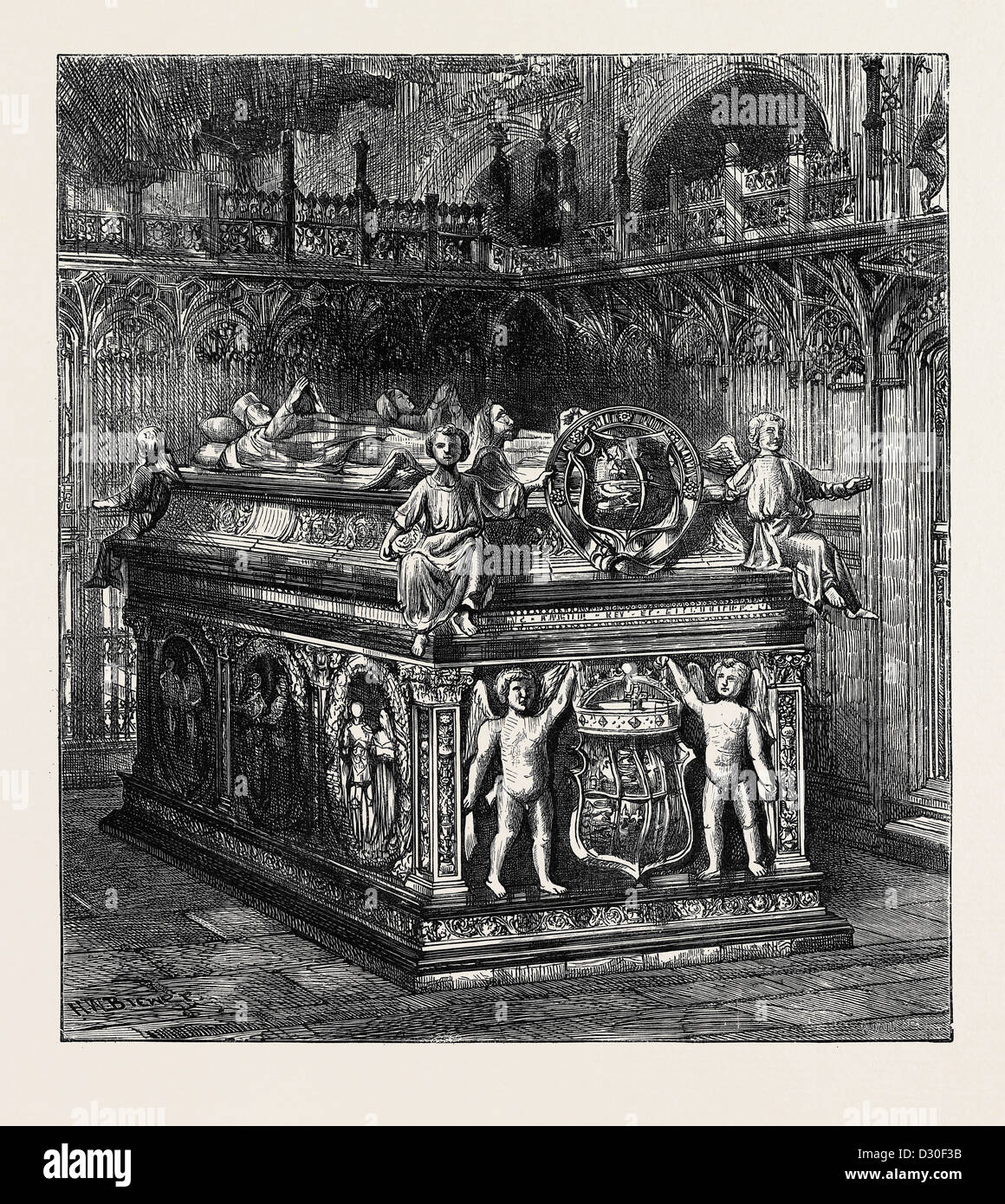 THE TOMB OF HENRY VII., IN WESTMINSTER ABBEY, LONDON Stock Photo - Alamy