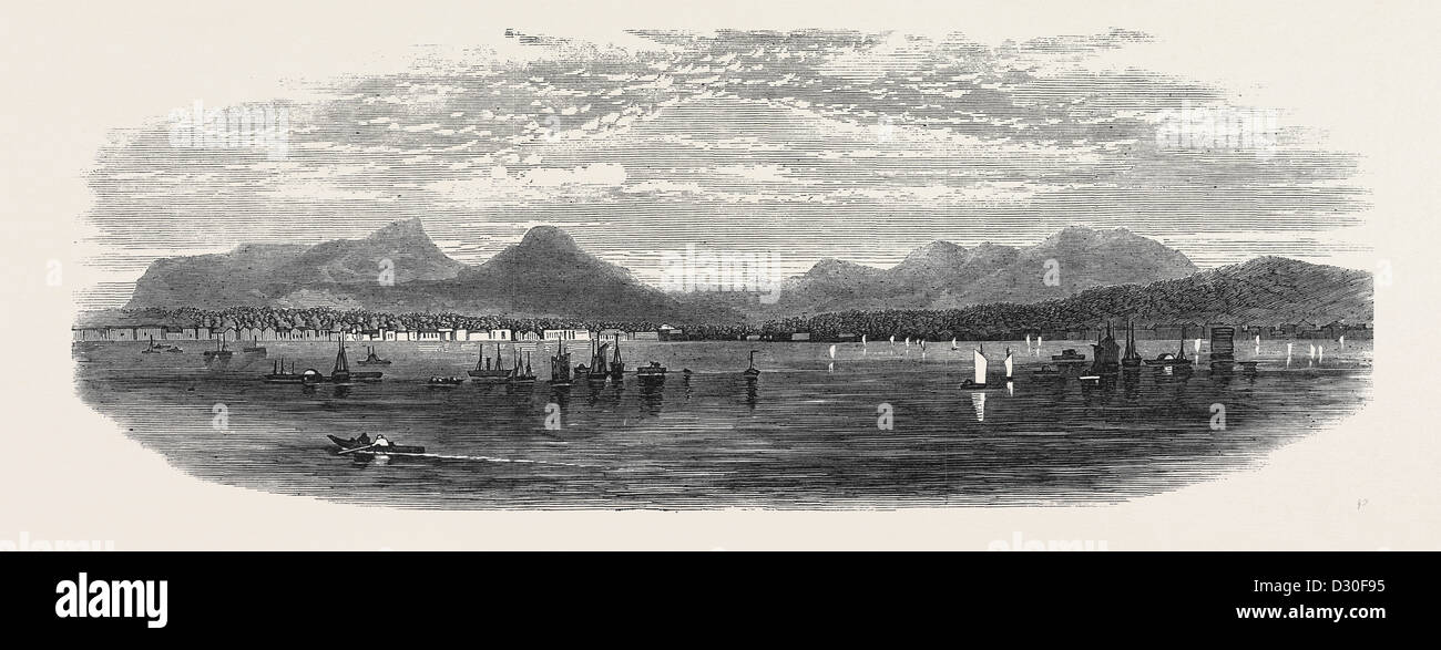 THE PORT OF HIOGO IN THE TSUWA NADA JAPAN LATELY OPENED TO BRITISH ...