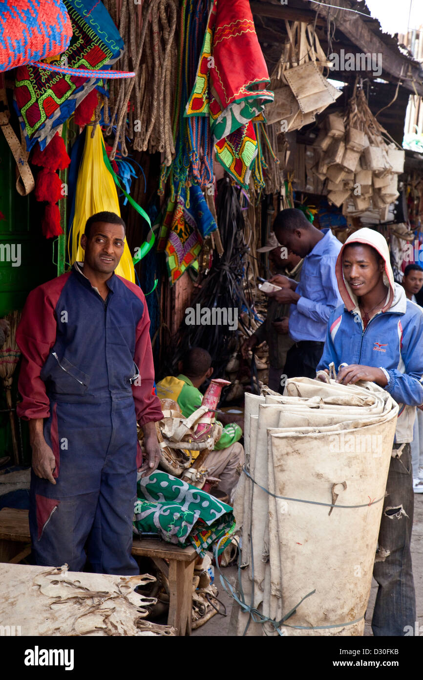 Mercato (The largest market in Africa) Addis Ababa, Ethiopia Stock ...