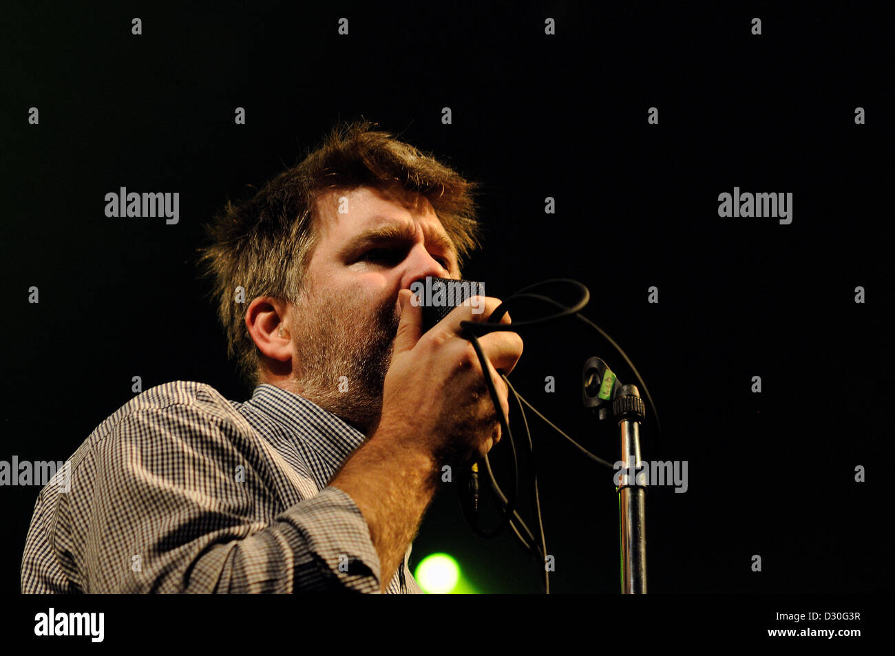 BARCELONA, SPAIN - NOV 6: LCD Soundsystem band performs at Razzmatazz ...