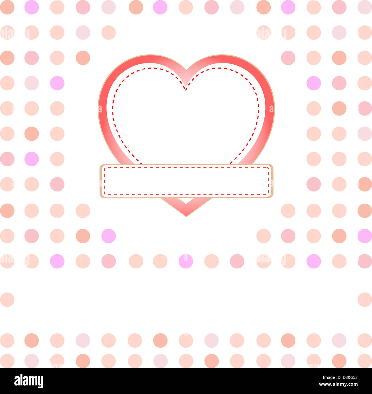 Heart from paper Valentines day card background Stock Photo - Alamy