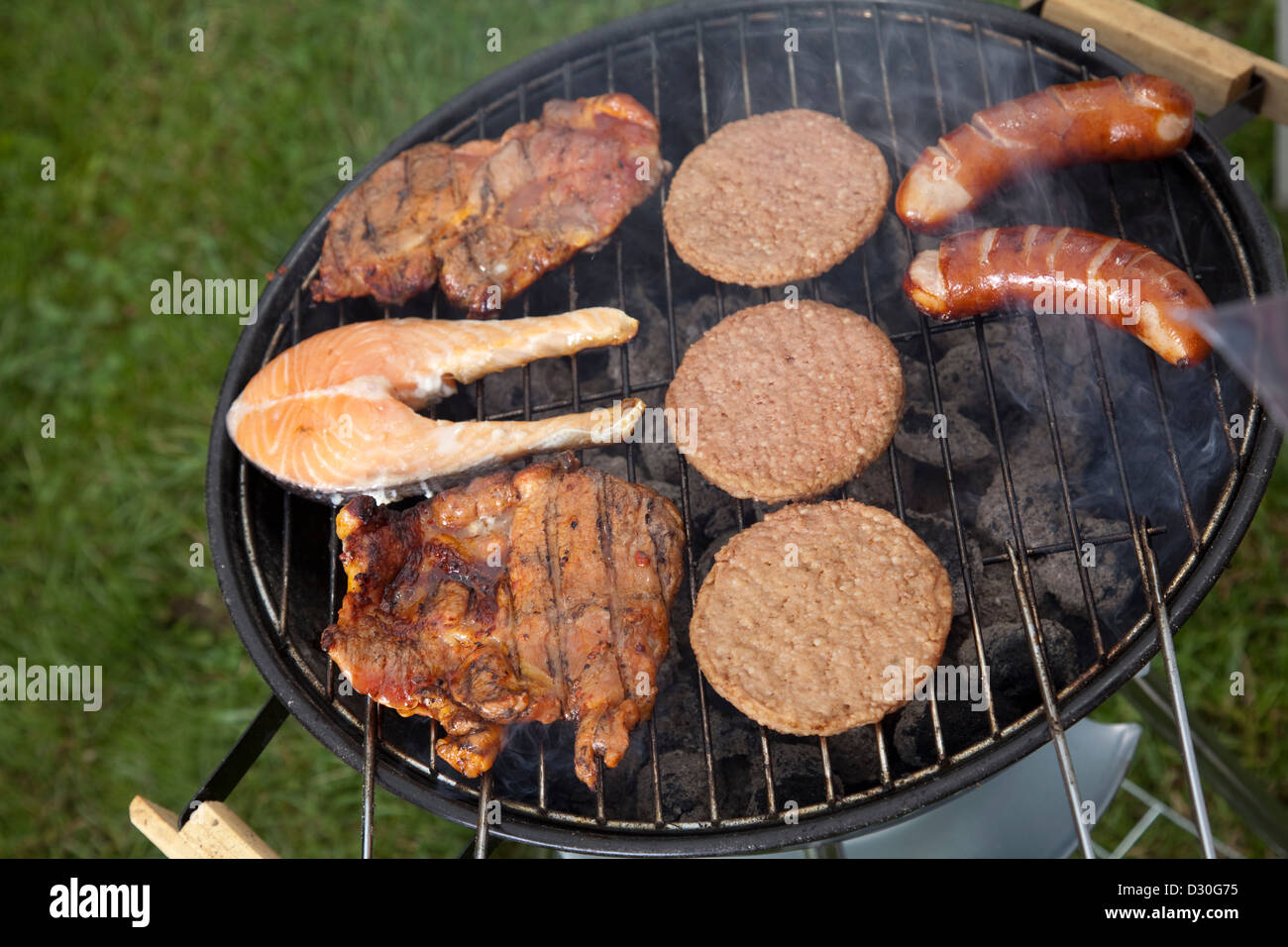 BBQ, Grilling time Stock Photo - Alamy