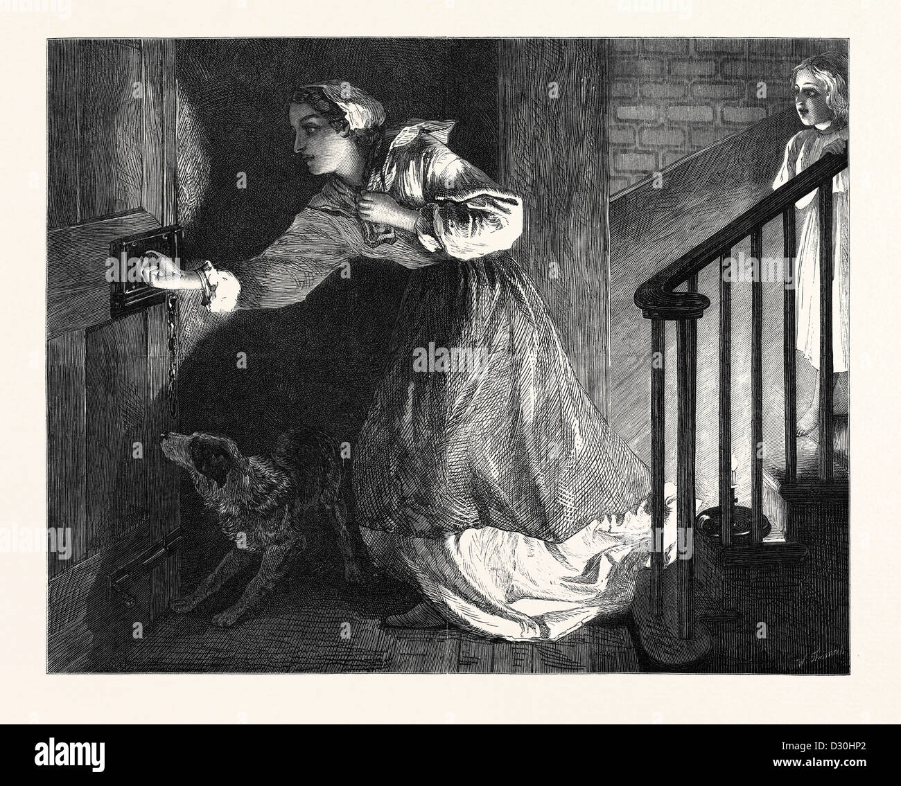 THE WELL-KNOWN KNOCK BY R. CARRICK IN THE EXHIBITION AT THE FRENCH ...