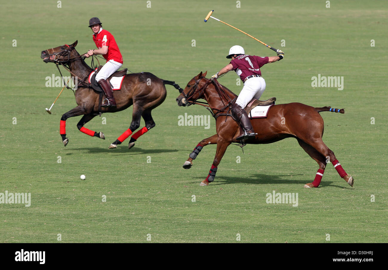 Dubai, United Arab Emirates, polo players Stock Photo - Alamy