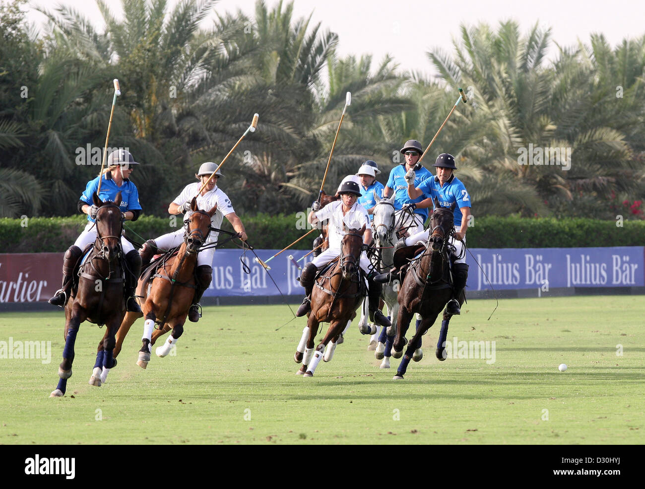 Dubai, United Arab Emirates, polo players Stock Photo - Alamy
