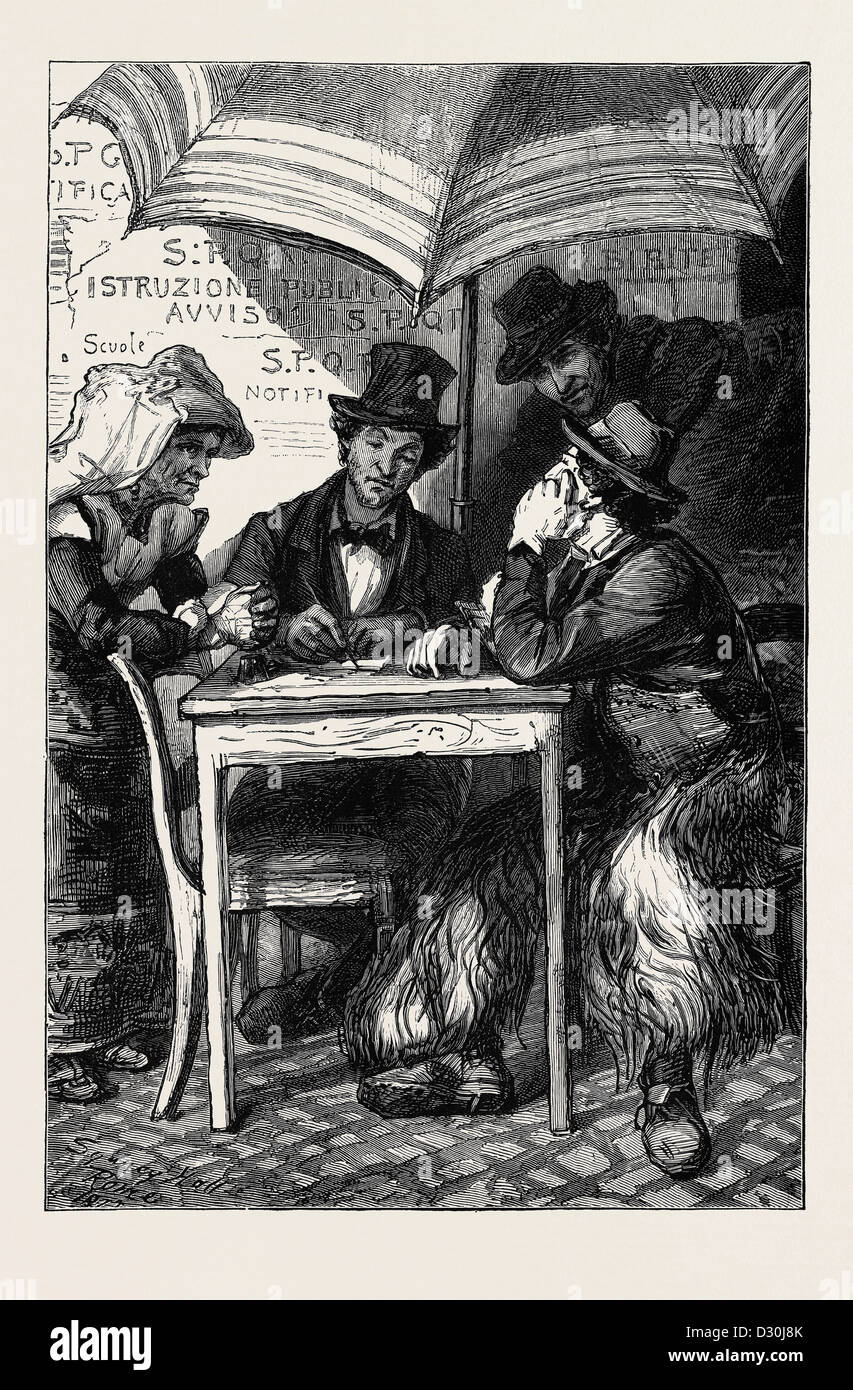 ROME: A PUBLIC LETTER WRITER Stock Photo - Alamy