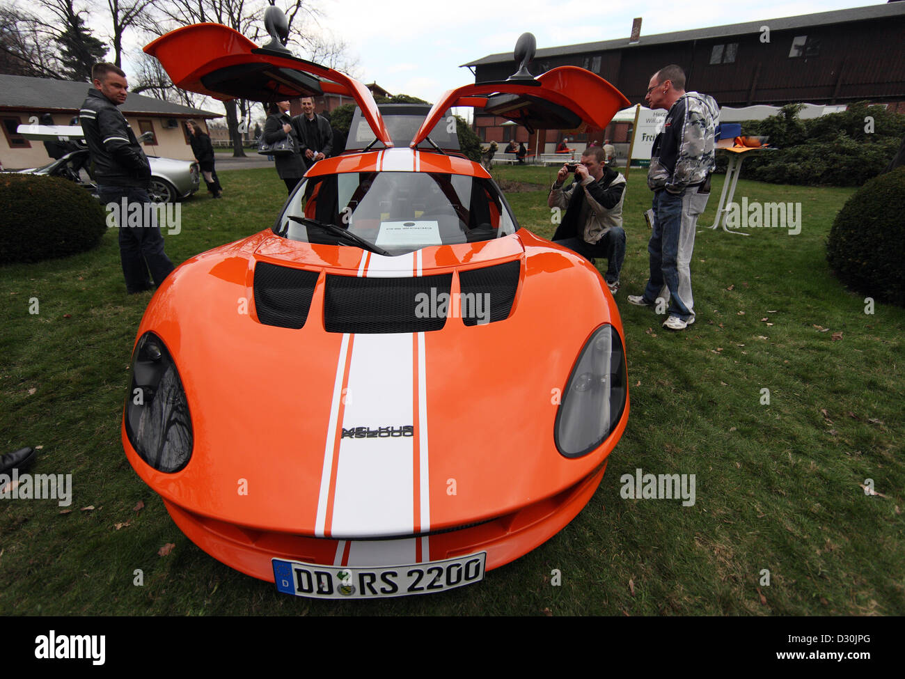 Dresden, Germany, men look down at a Melkus RS2000 Stock Photo - Alamy