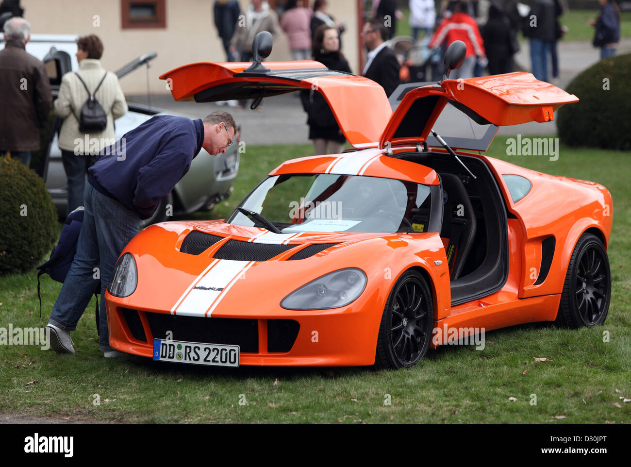 Dresden, Germany, a man watches a Melkus RS2000 Stock Photo - Alamy