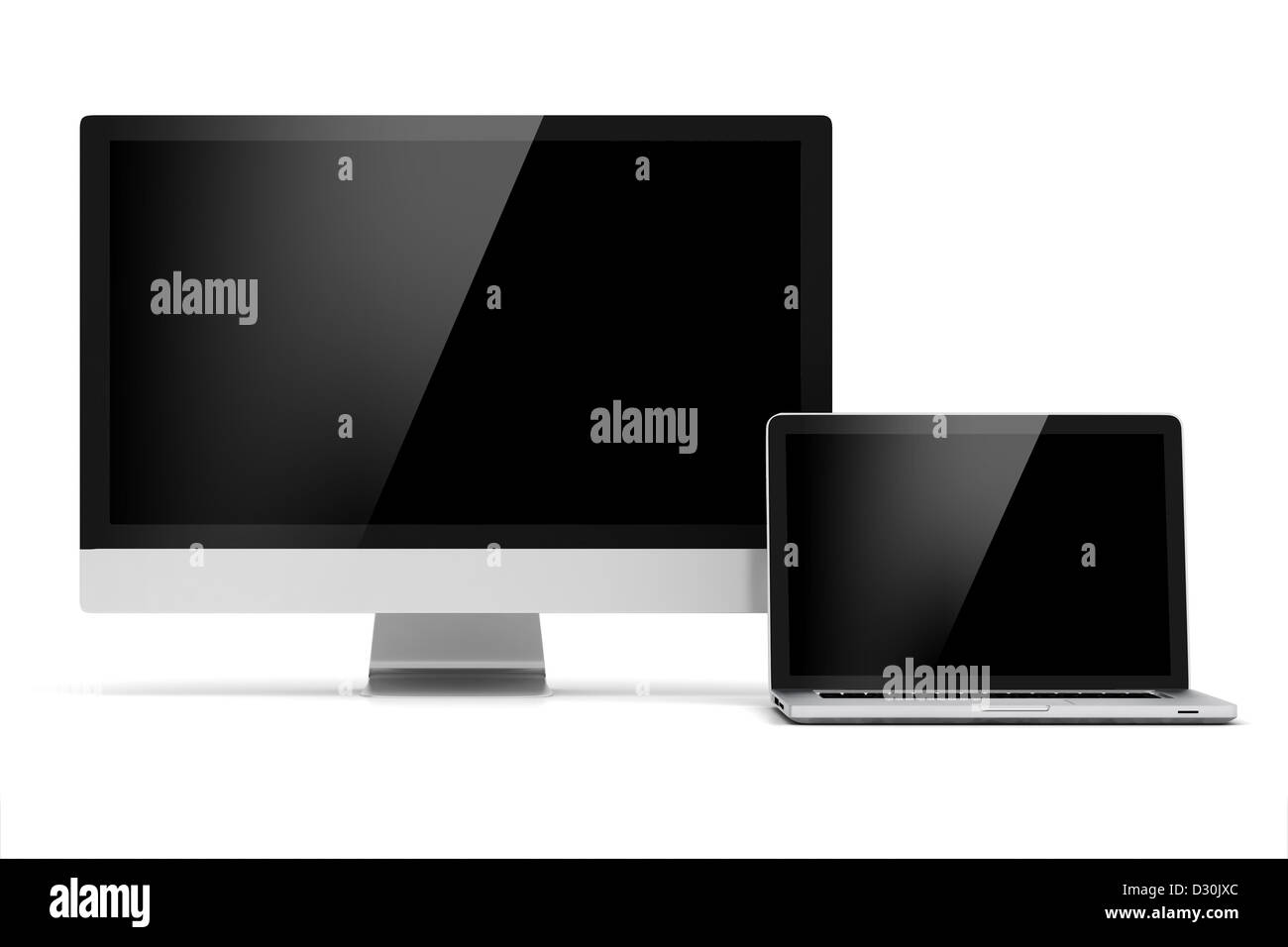 3d monitor display Stock Photo - Alamy