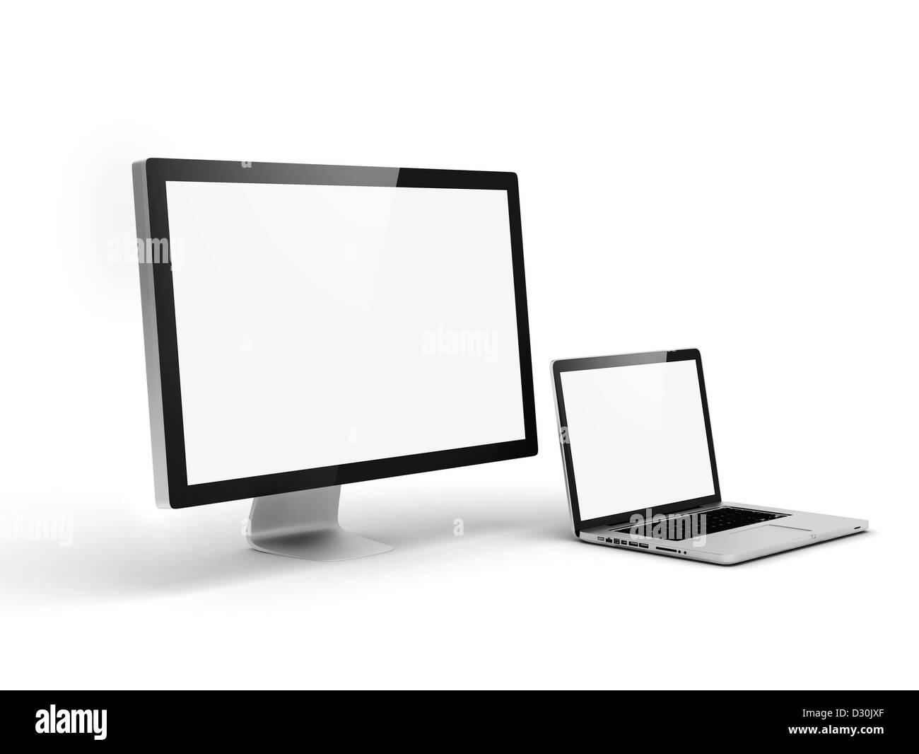 3d monitor display Stock Photo - Alamy