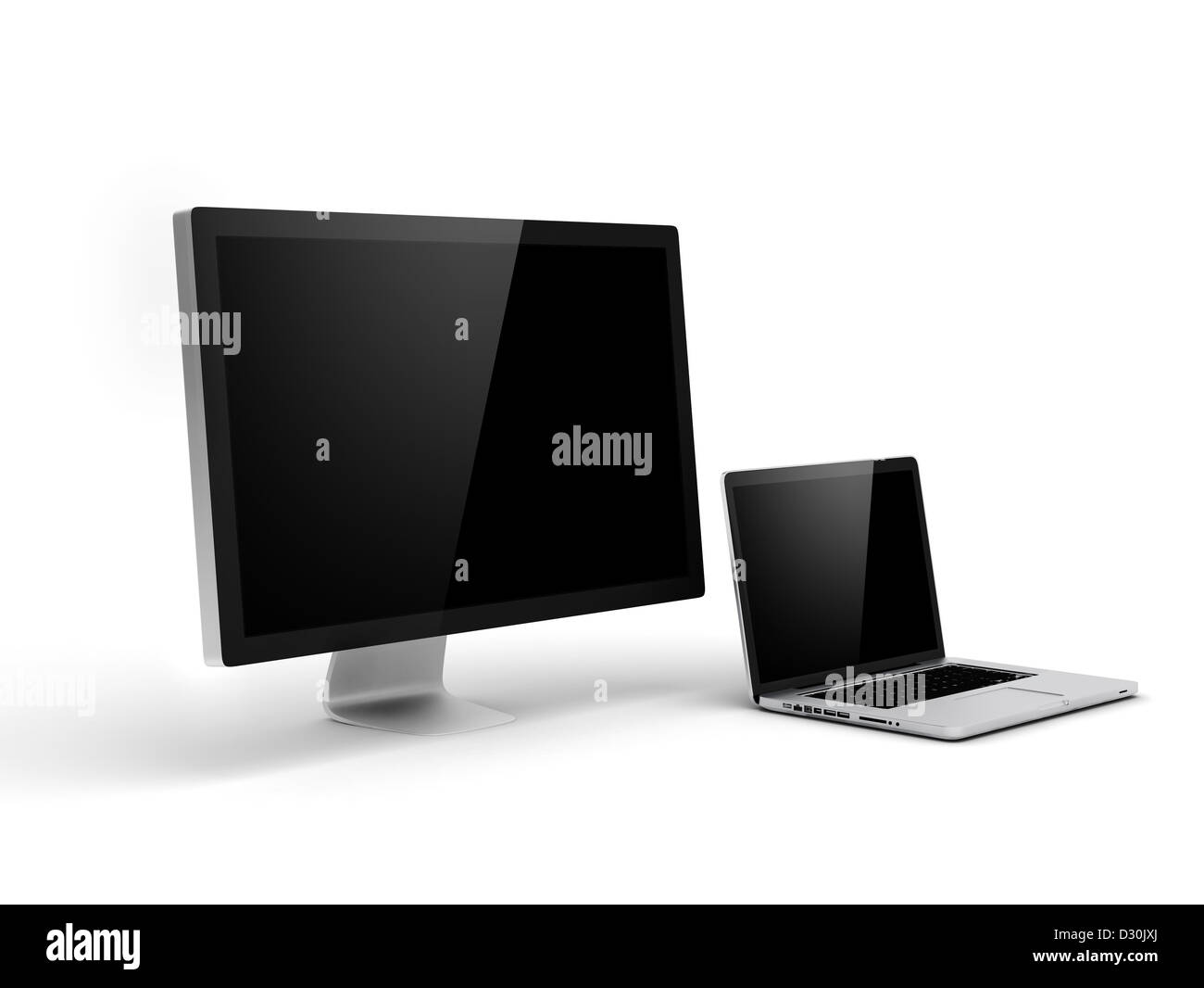 3d monitor display Stock Photo - Alamy