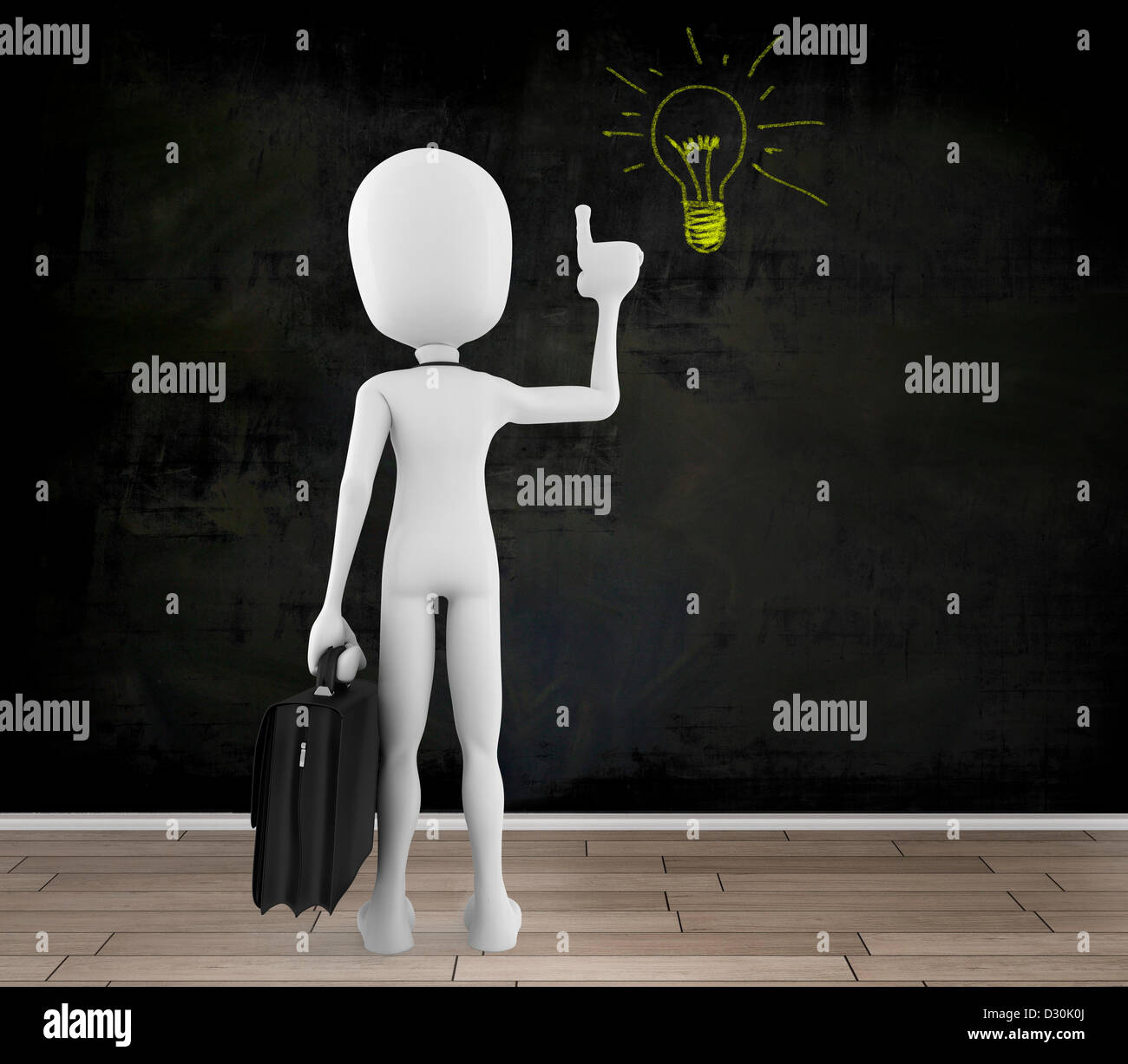 3d man new business solutions Stock Photo - Alamy