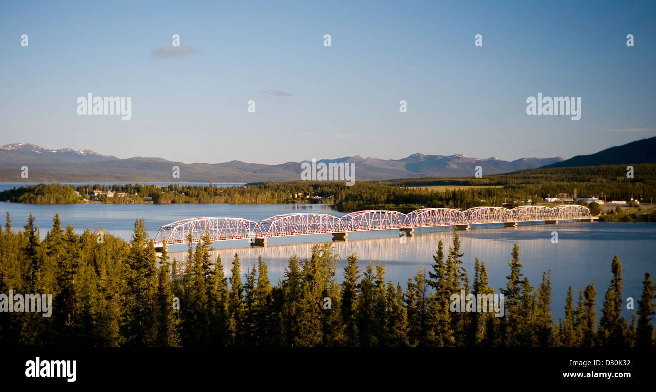Nisutlin bay bridge hi-res stock photography and images - Alamy