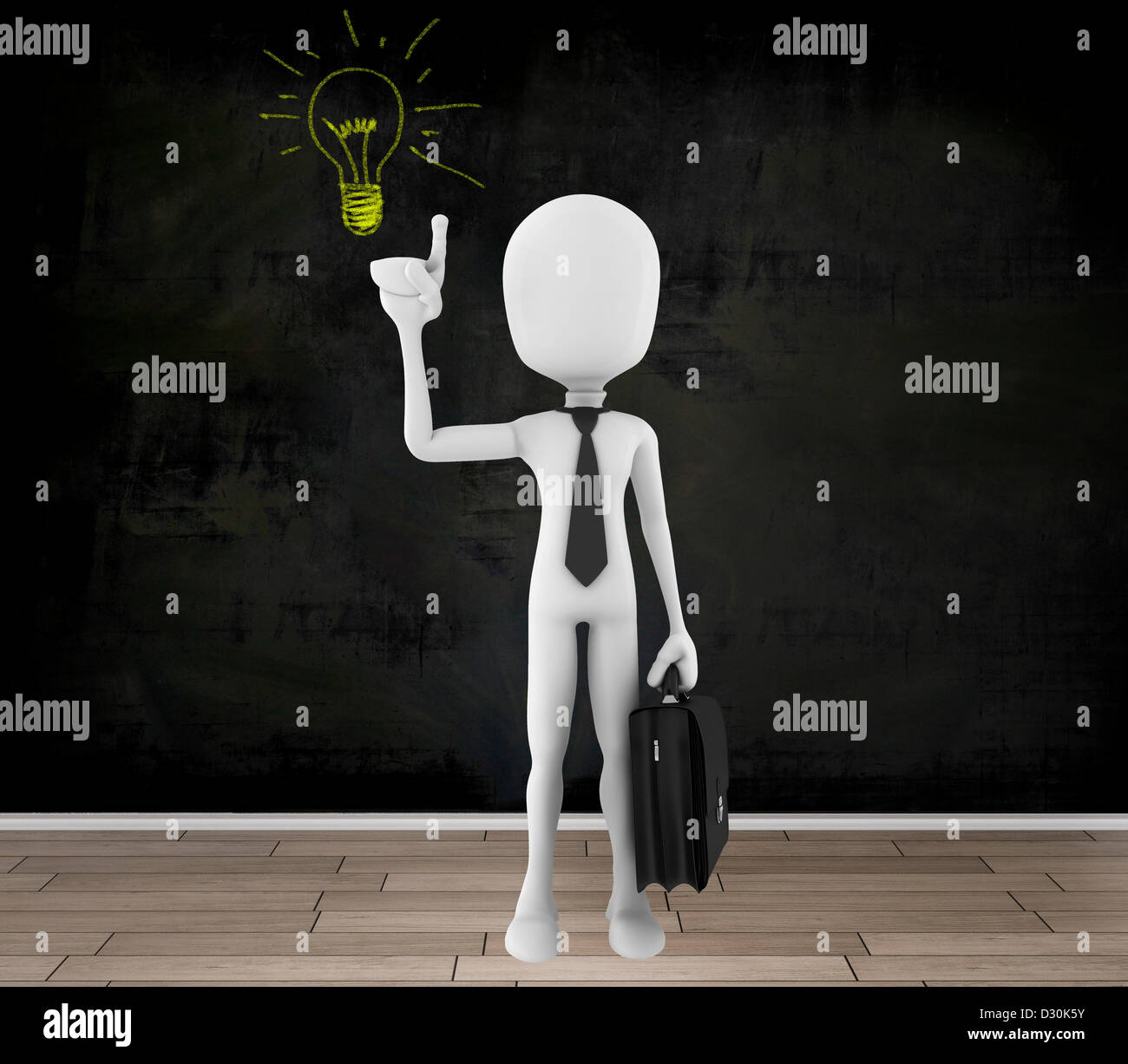 3d man new business solutions Stock Photo - Alamy