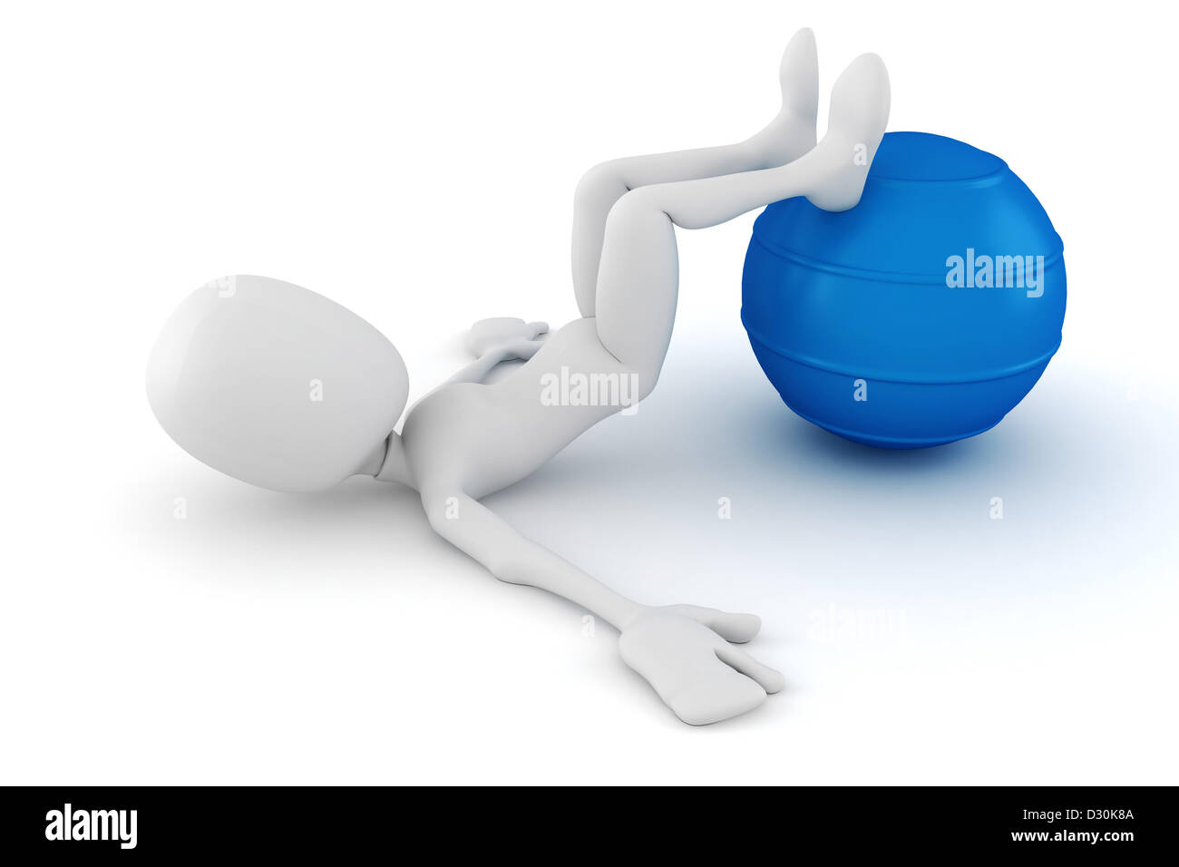 3d man aerobic training Stock Photo - Alamy