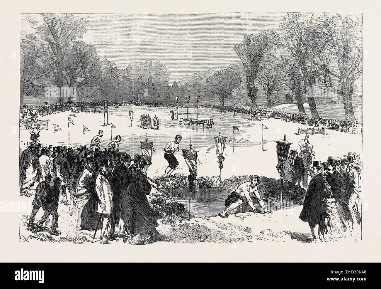 THE THAMES ROWING CLUB ATHLETIC SPORTS IN PUTNEY PARK LONDON 1869 UK ...
